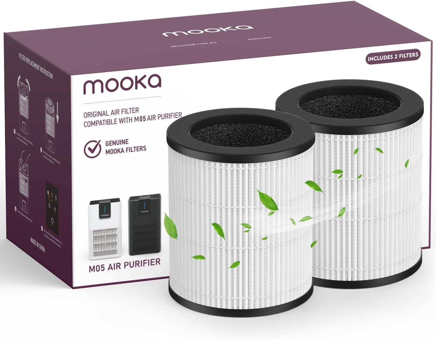 Air purifier filter — MOOKA