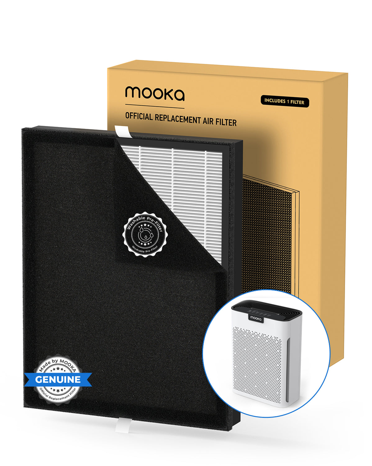 Air purifier filter — MOOKA