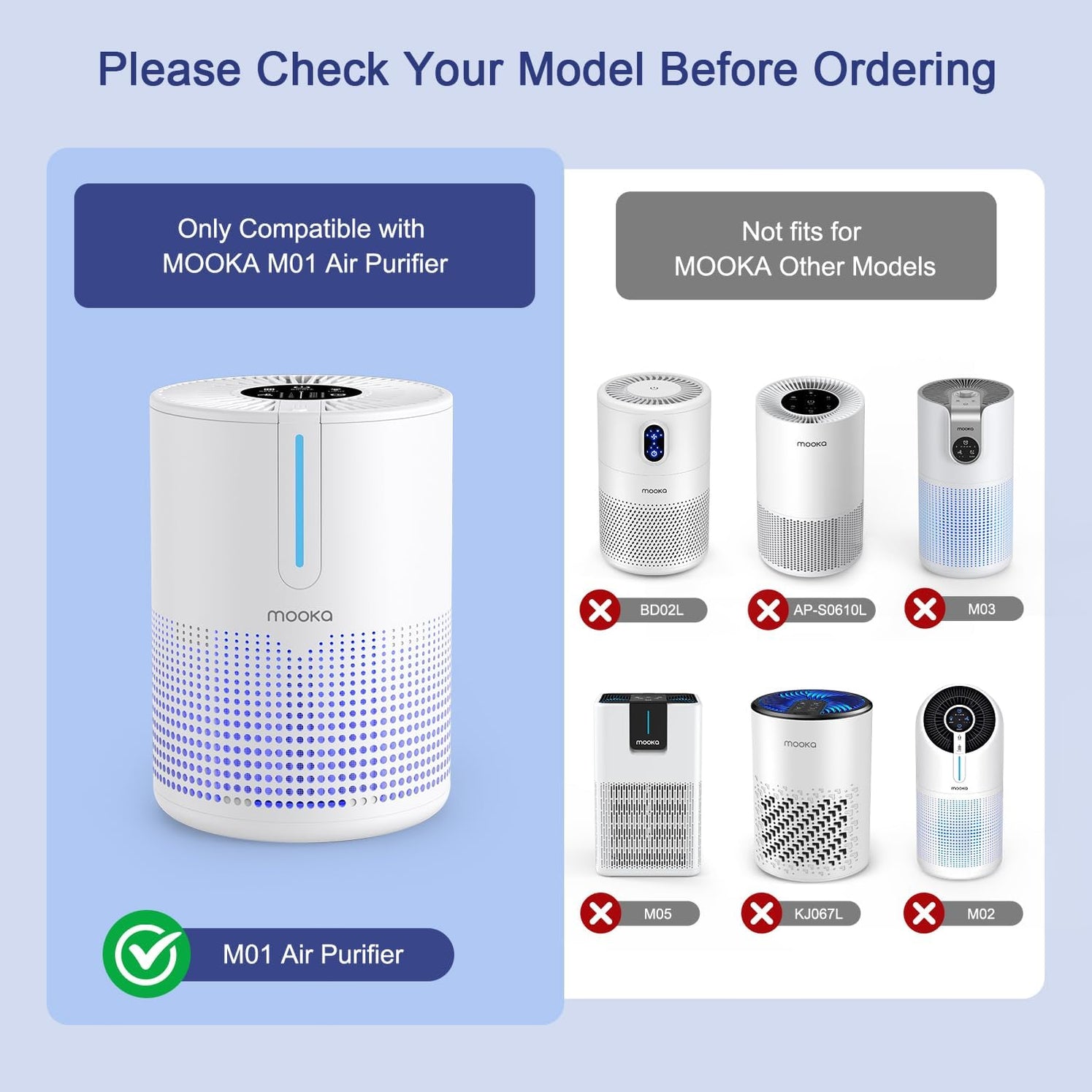 Air purifier filter — MOOKA