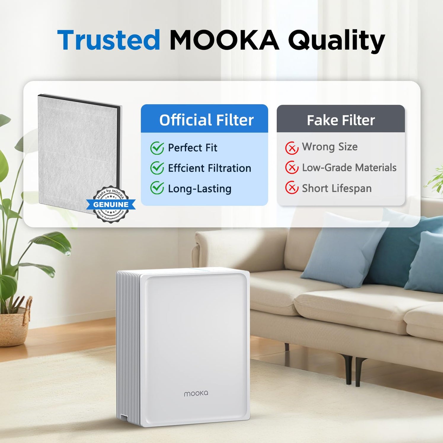 Air purifier filter — MOOKA